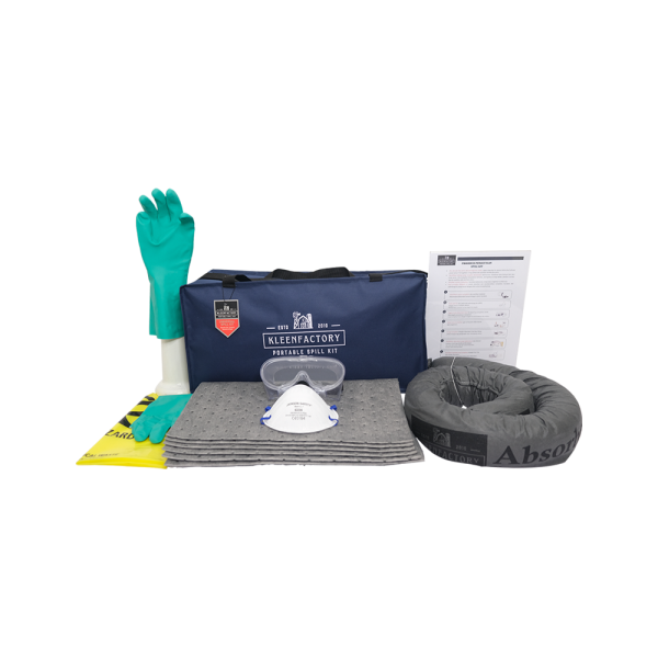 Jual KLEENFACTORY PORTABLE UNIVERSAL SPILL KIT KF